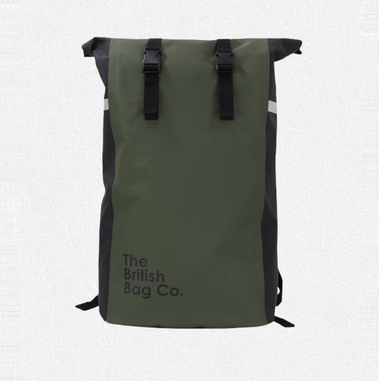 British Bag Company Dry Bag Rucksack Green | bol