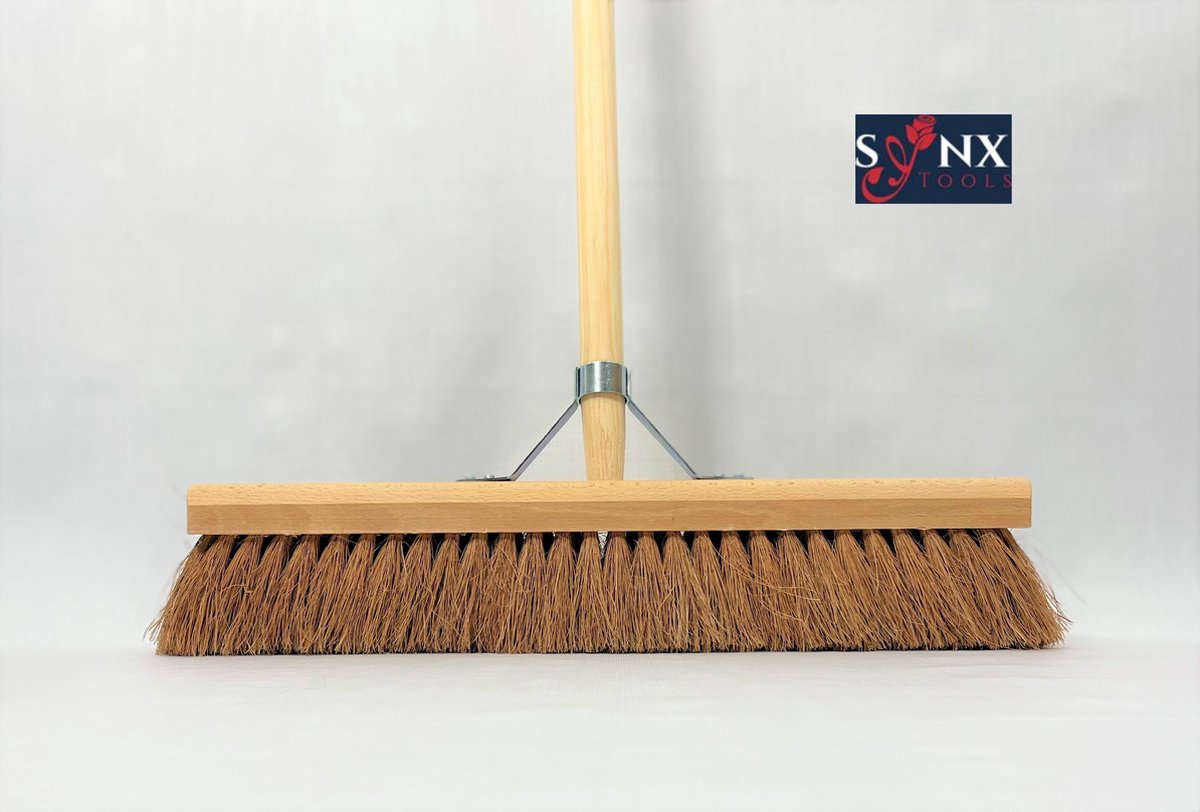 Synx Tools Coco Bezem Zaalveger - 50 cm - Zachte Bezem - Veger ...