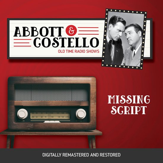 Abbott and Costello: Missing Script, Bud Abbott | 9781666561951 ...
