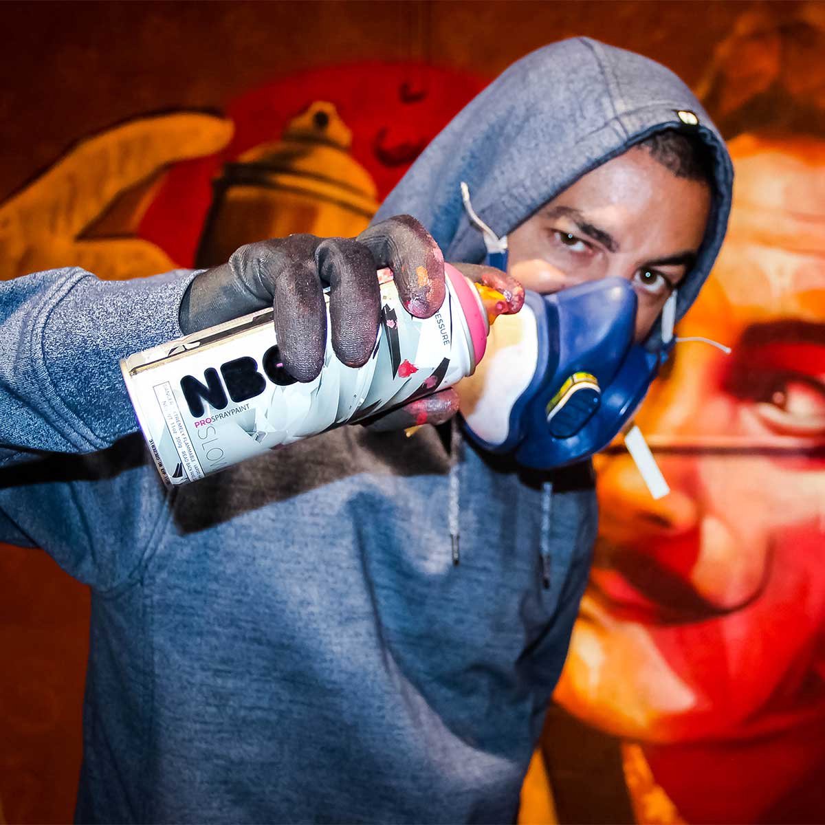 NBQ Slow Pro - Spray Paint - Main Tones - voordeelpakket van 18 kleuren ...
