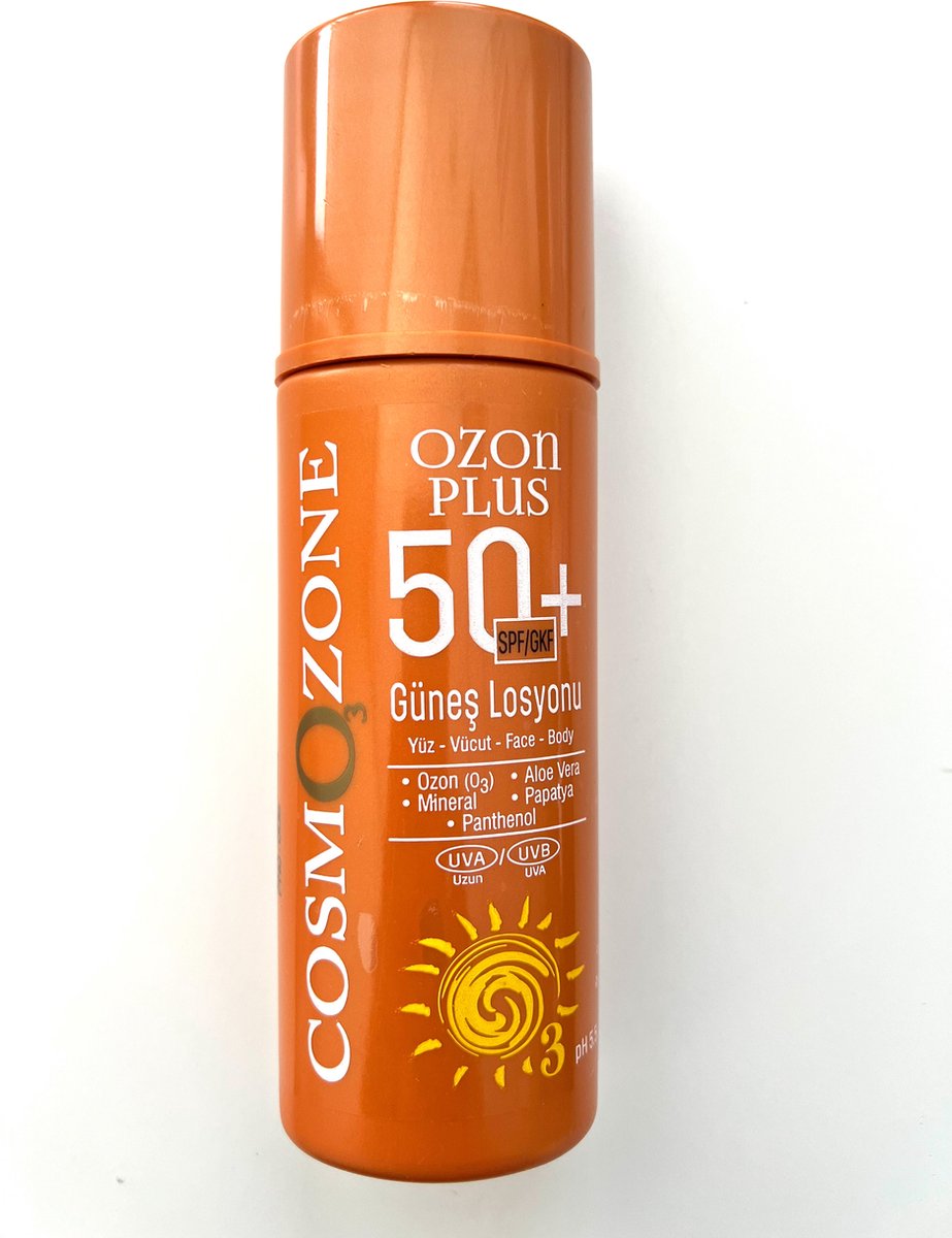 Cosmozone Ozone Plus 50+ SPF Crème solaire Solaire Ozone Lotion avec ...
