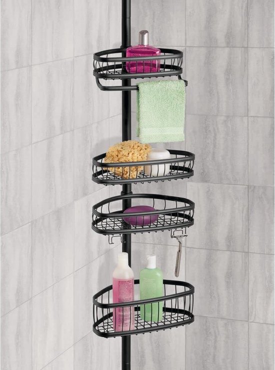 mDesign - Support de Shower - support d'angle - pour bouteilles de ...