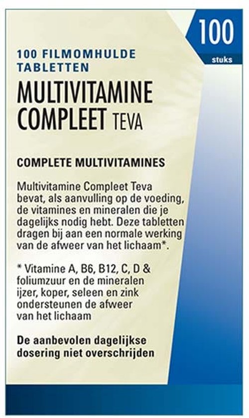 Teva Multivitamine compleet (100tb) | bol