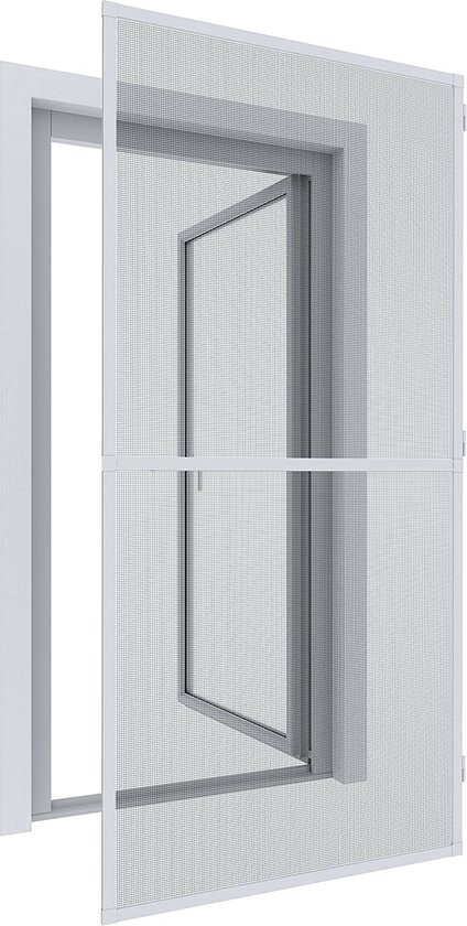 Deurhor | Hordeur | Insectenhor | max 100 x 210 cm | Inkort baar | wit ...