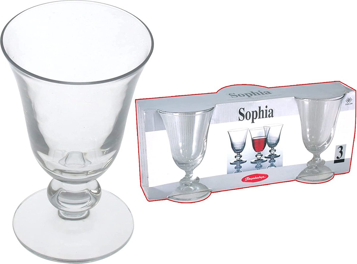 Wijnglas - premium kwaliteit - Crystalline Open Top Round Wine Goblet ...