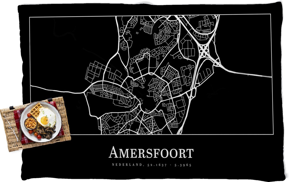 Picknickkleed - Buitenkleed - Amersfoort - Stadskaart - Plattegrond ...