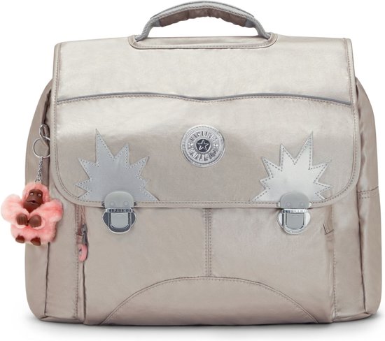 Kipling Iniko Schooltas - Soft Metallic Glow | bol.com