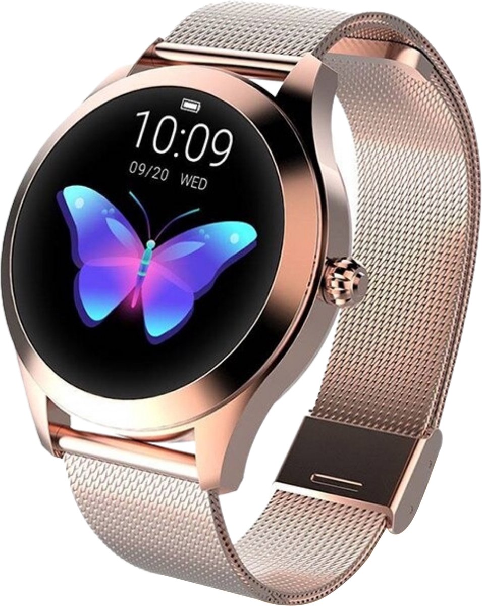 Essential Link Smartwatch Dames - Rose Goud - Smartwatches ...