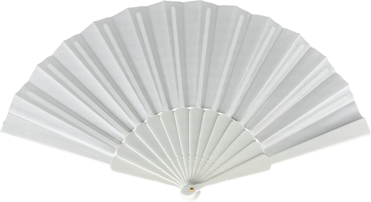 3BMT Handwaaier - Spaanse Waaier - Wit | bol.com