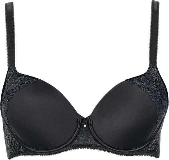 Zwarte softcup bh Lisca Evelyn B - E - Zwart - Maat - 100D | bol