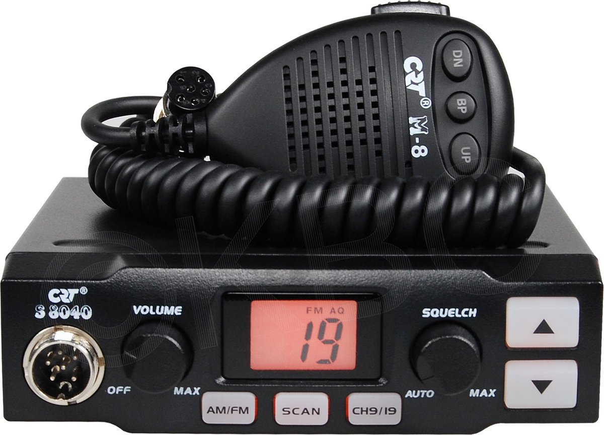CRT S8040 - CB radio - 12 Volt - 40 AM / FM-kanalen - | bol.com
