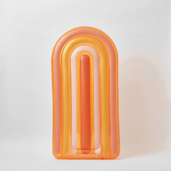 Sunnylife - Pool Floats Luxe Luchtbed Drijvend Rainbow - PVC - Oranje ...