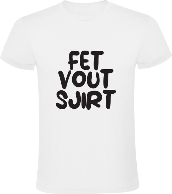 Fet Vout Heren T-shirt - fout - foute party - taal - leraar ...