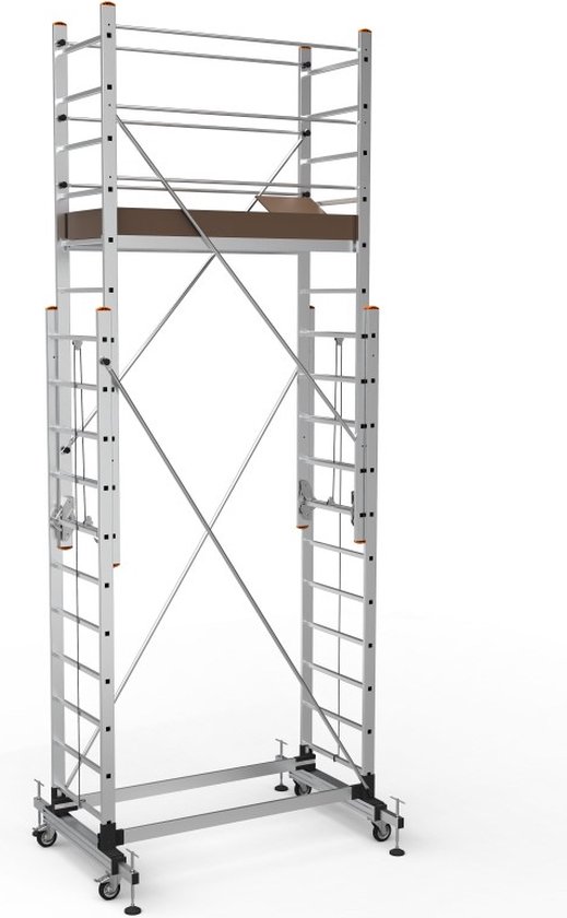 Bovak Verstelbaar kamersteiger – Rolsteiger maximaal 600 cm | bol