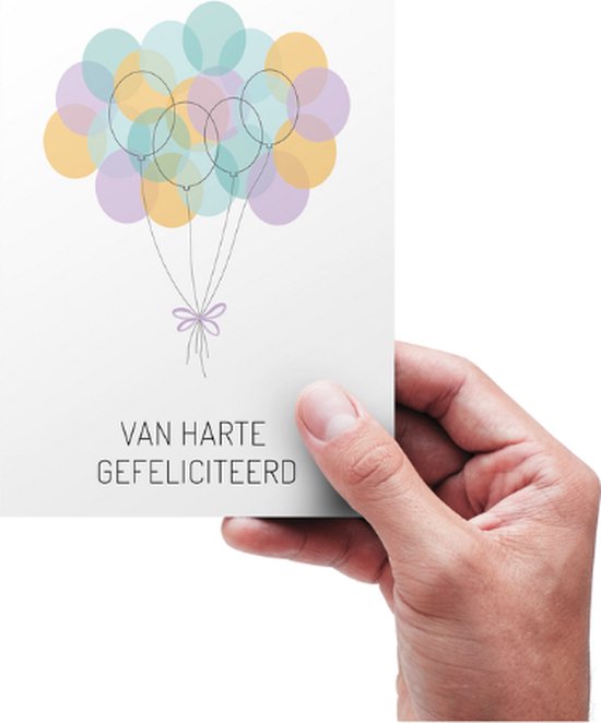 Verjaardagskaarten - set van 10 unieke ontwerpen inclusief enveloppen ...