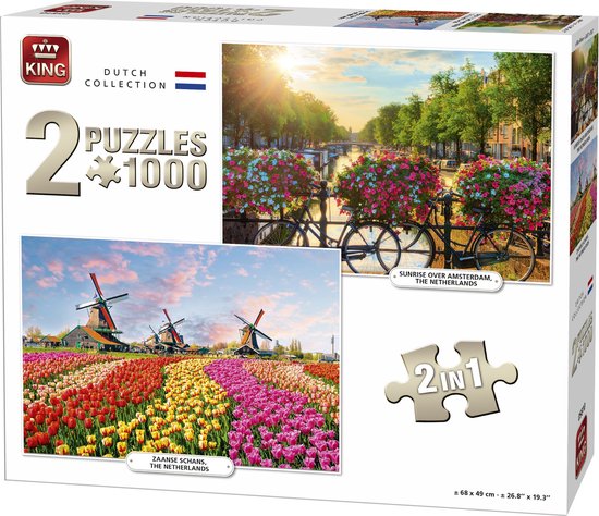 King Legpuzzel Dutch Collection 2 -in- 1 -1000 Stukjes | bol