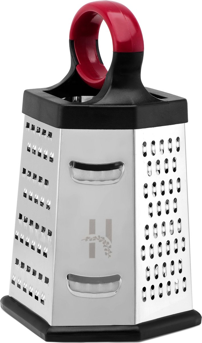 Hanamura Rasp – Multifunctionele blokrasp – 6 zijden – RVS | bol.com