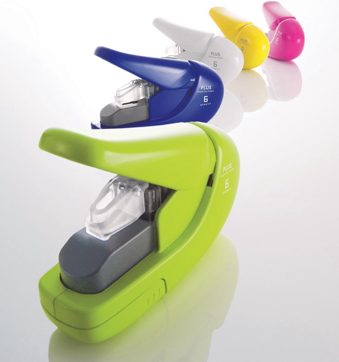 Plus nietloze nietmachine, roze | bol.com