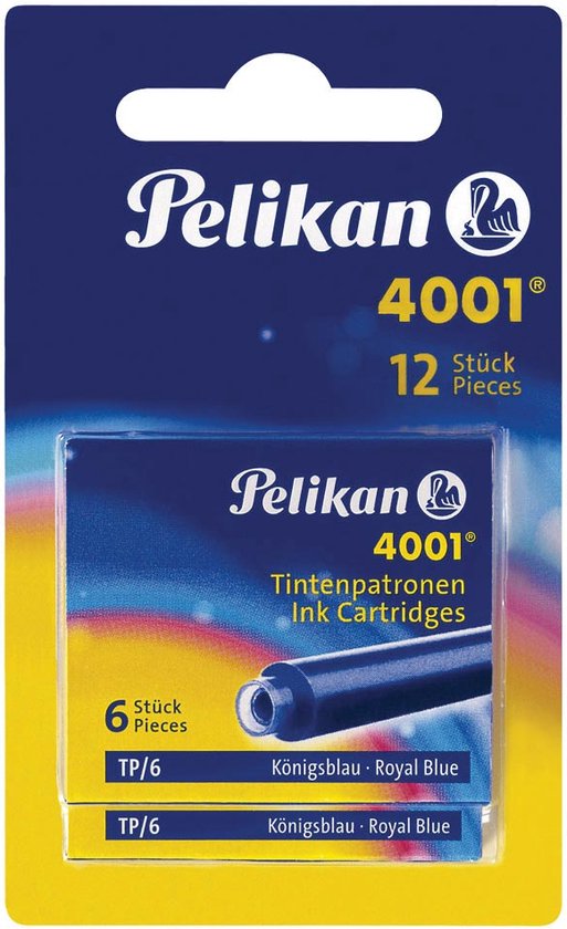 Pelikan inktpatroon 4001 8 stuks | bol
