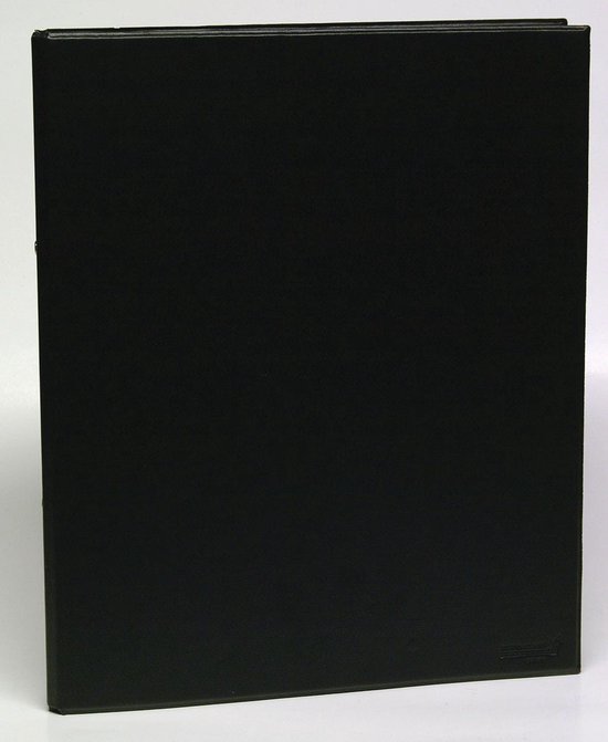 Ringmap voor ft A4, 2 ringen van 25 mm, uit PVC, zwart | bol.com