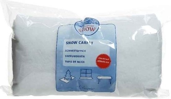 Decoris Sneeuwdeken - wit - 600 x 45 cm - polyester - sneeuwtapijt ...