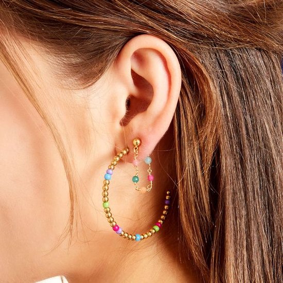 Colourful chain earrings - #summergirls collection - Yehwang ...