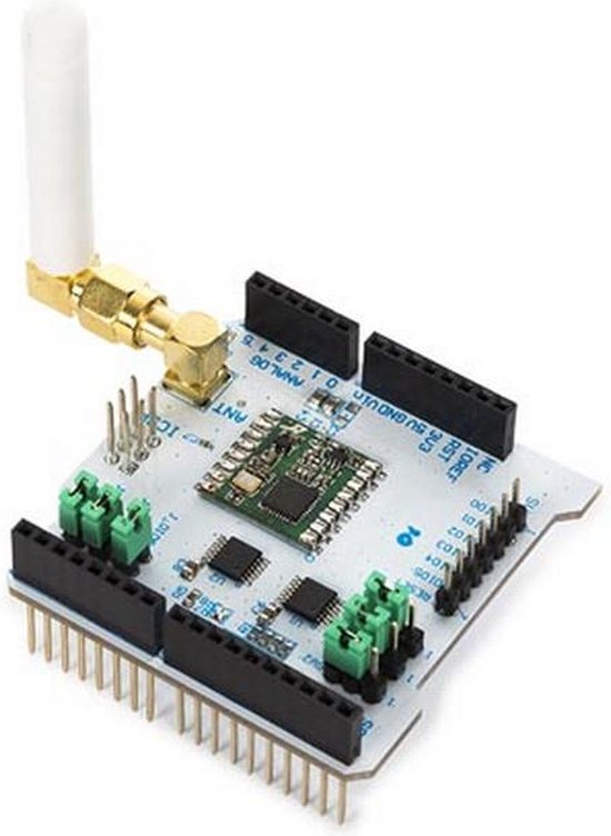 Whadda RFM69HCW radio shield voor Arduino® Leonardo, Uno, Mega en Due, draadloos | bol