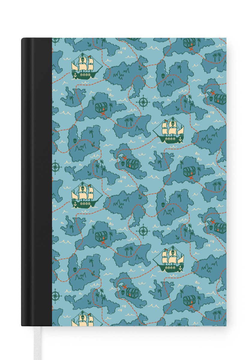 Carnet - Cahier d'écriture - Pirates - Carte au trésor - Garçons ...