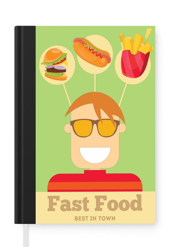 Carnet - Cahier d'écriture - Frites - Fast rapide - Vintage - Mancave ...