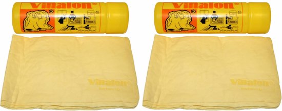 Vinalon Zeemvel Glad - groot 45 x 66cm - twee stuks | bol.com