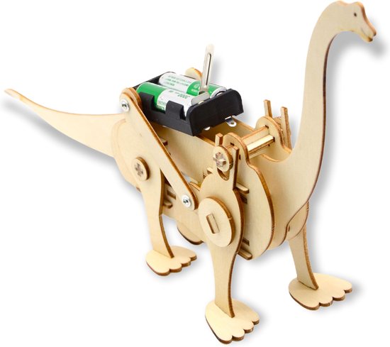 Frabble Houten Bouwpakket Dinosaurus - Duurzaam Speelgoed - Vanaf 8 ...