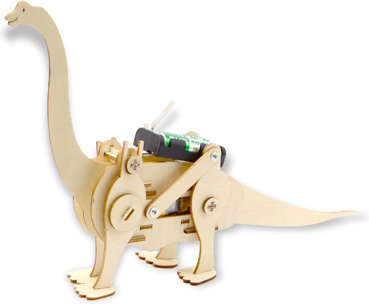 Frabble Houten Bouwpakket Dinosaurus - Duurzaam Speelgoed - Vanaf 8 ...