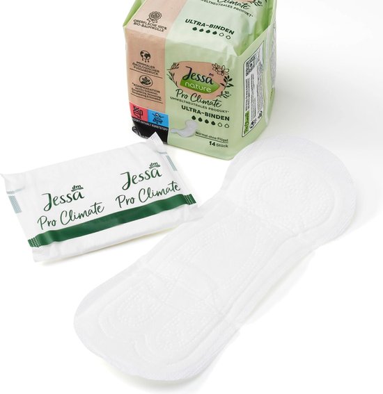 Jessa Pro Climate Ultra maandverband nature, 14 st | bol
