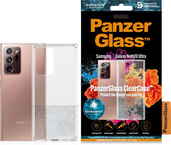 PanzerGlass ClearCase Samsung Samsung Note 20 Ultra Clear | bol