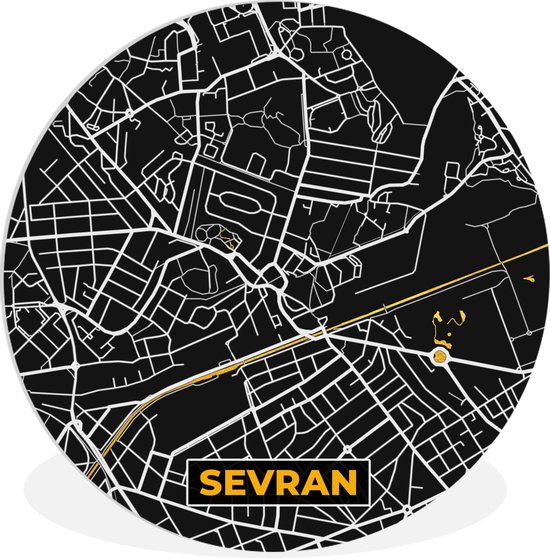 Wall Circle - Wall Circle Indoor - City Map - France - Map - Plan ...