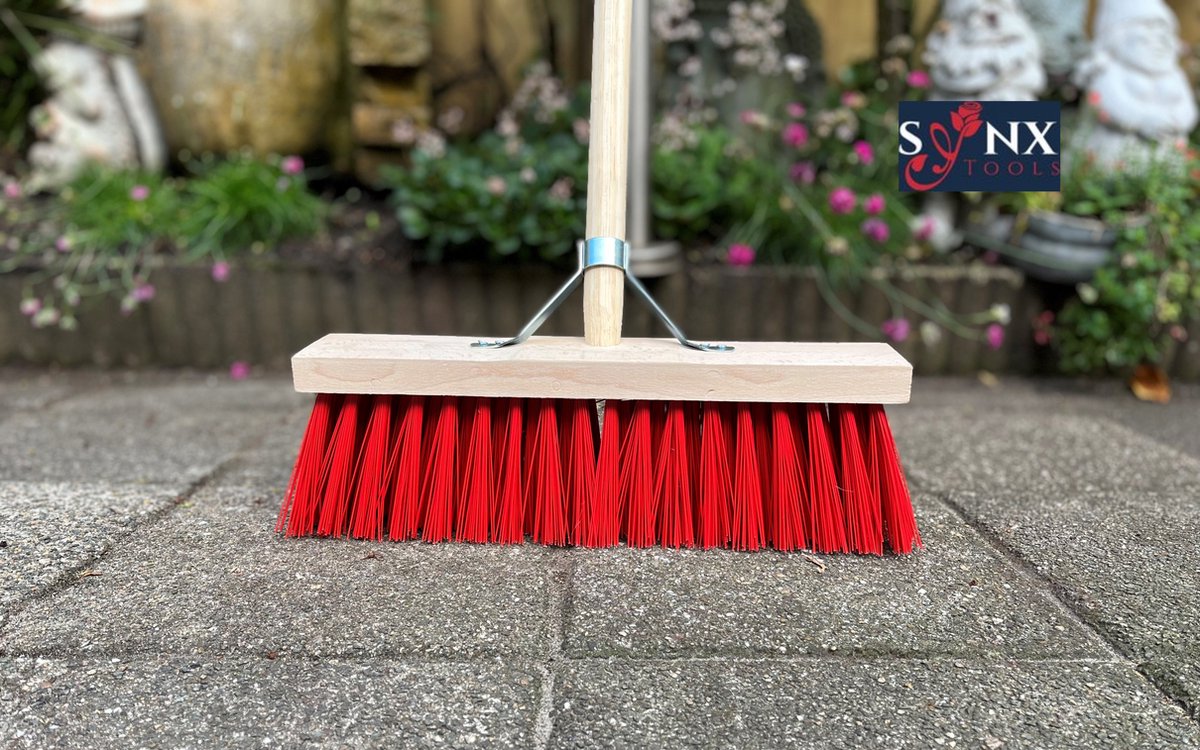 Synx Tools Nylon Straatbezem 40cm - Bezems - Straatbezem Kunststof ...