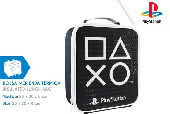 Playstation Lunchtas - Lunchbag - 23 x 20 x 8 CM | bol