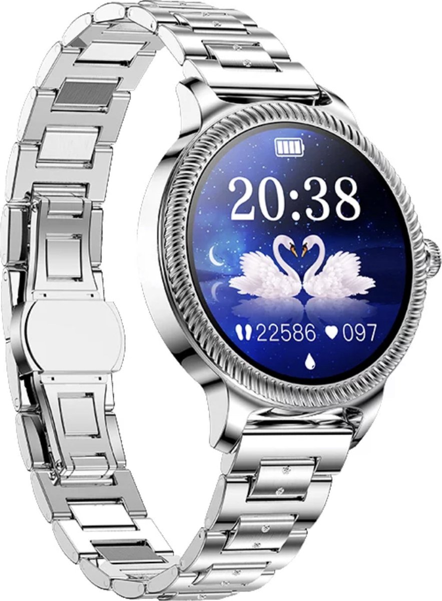 Smartwatch Rankos AK38 Dames Zilver Schakel met StappenTeller- Met ...