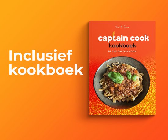 Captain Cook Rasp - Inclusief e-Kookboek, kaasborstel en beschermhoes ...
