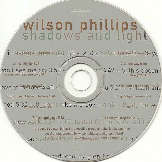 Shadows And Light, Wilson Phillips | CD (album) | Muziek | bol