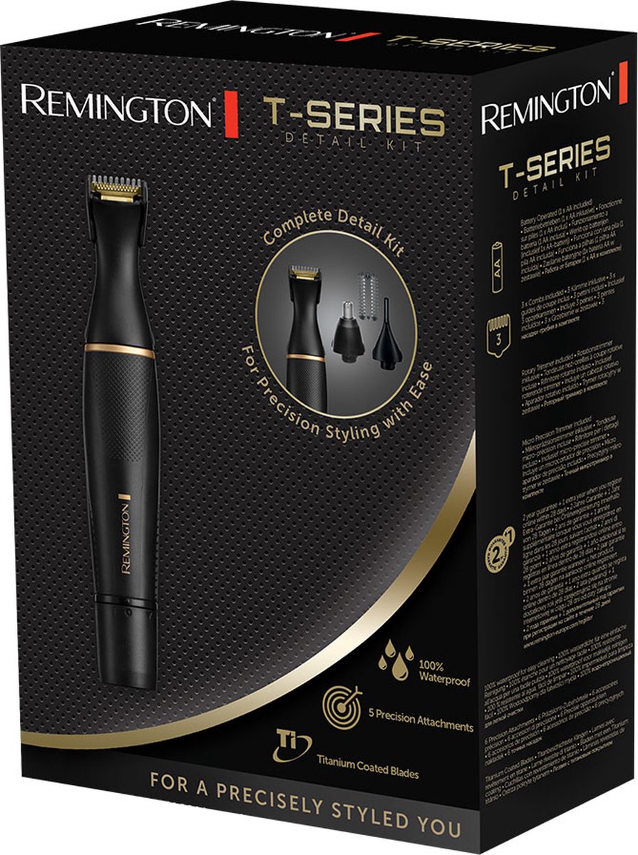 Remington T-Series Detail Kit NE7000 - Neus- & Oorhaar, Wenkbrauw ...