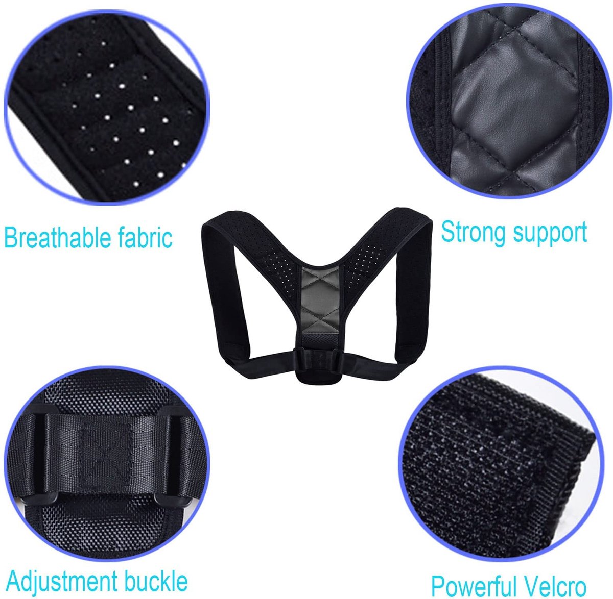 Rugbraces Rug Houdingstrainer Schouderriem Corrector Rugondersteuning ...