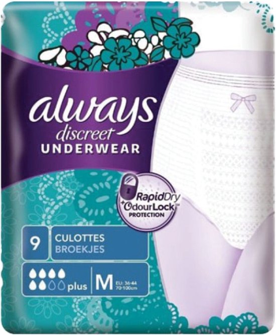 Always Discreet Pants Plus Medium (2 x 9 stuks) | bol.com
