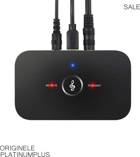Audio Zender en Ontvanger - Bluetooth 5.0 - 2 in 1 - BT 5.0 - 3.5mm AUX - Bluetooth... | bol