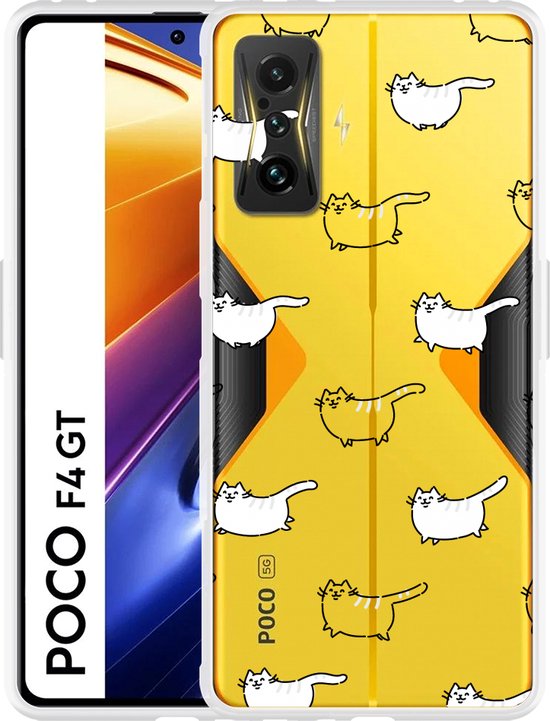 Hoesje geschikt vooor Xiaomi Poco F4 GT Love my Cat | bol