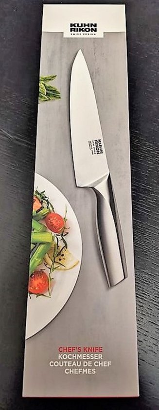 Kuhn Rikon chefmes - koksmes - rvs - swiss design - Chef's knife | bol.com