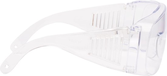 Beschermingsbril Transparant – Overzetbril voor Brildragers ...