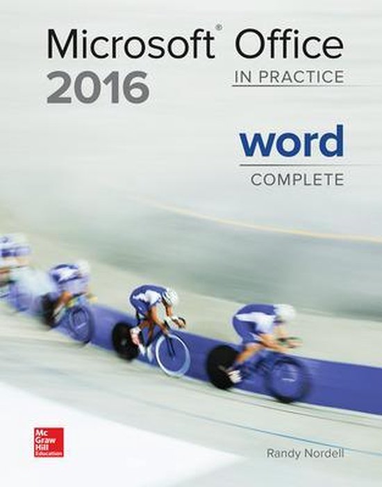 MICROSOFT OFFICE WORD 2016 COMPLETE: IN PRACTICE | 9781259762666 ...
