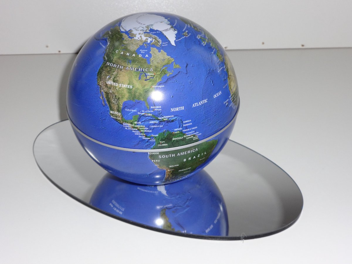 Automatisch Draaiende Wereldbol - Globe - Kantoor Decoratie ...