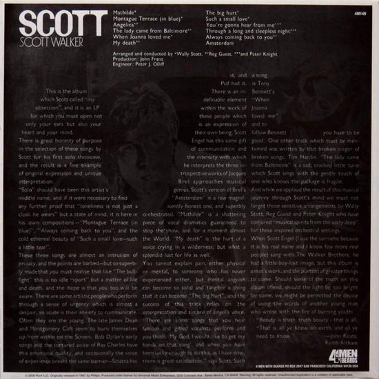 Scott, Scott Walker | LP (album) | Muziek | bol.